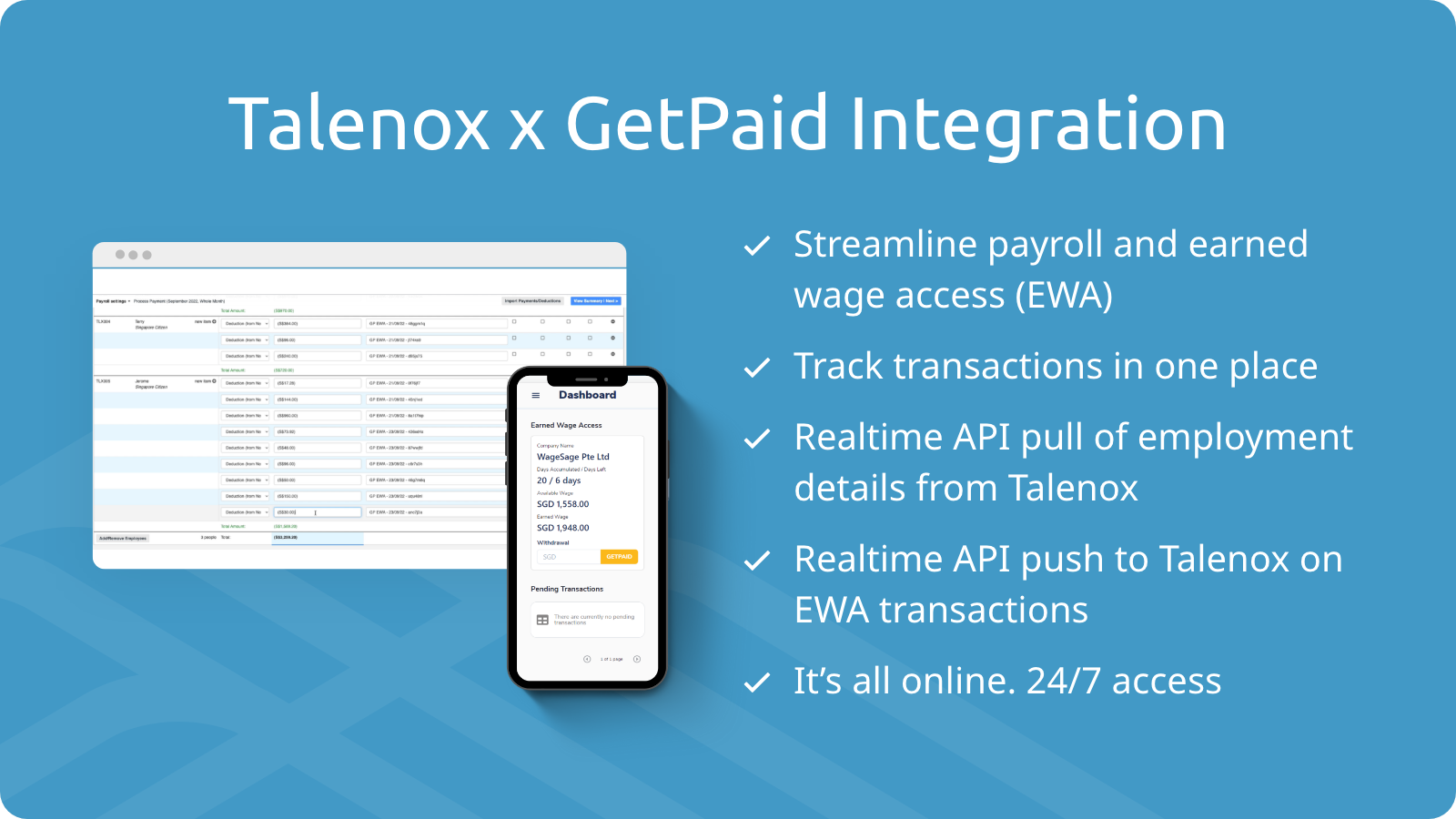 GetPaid | Integrated App Partner | Talenox